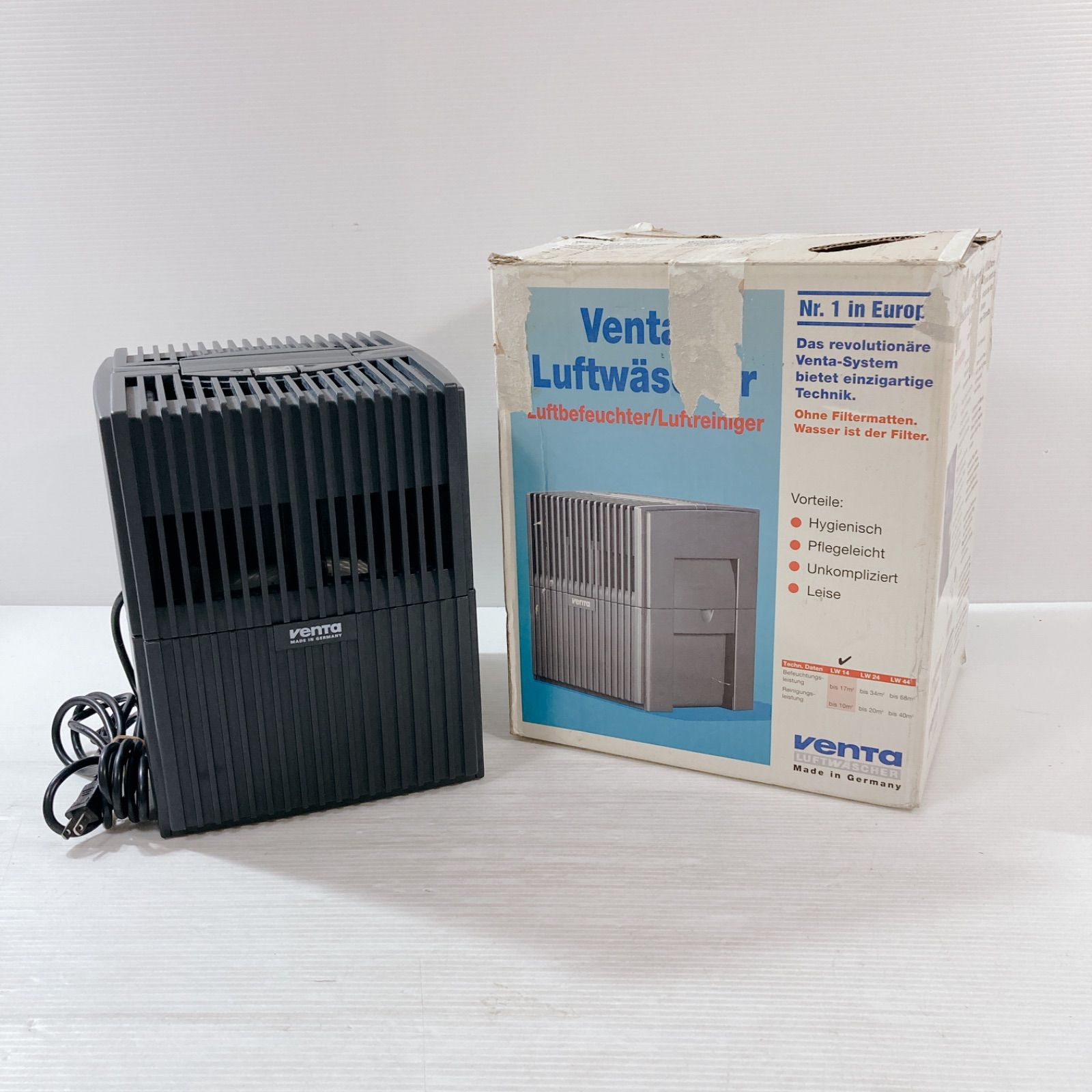 Venta Luftwascher ベンタ Venta 加湿器 ディスク気化式 加湿10畳 空清6畳まで エアウォッシャー LW14 空気清浄 ...