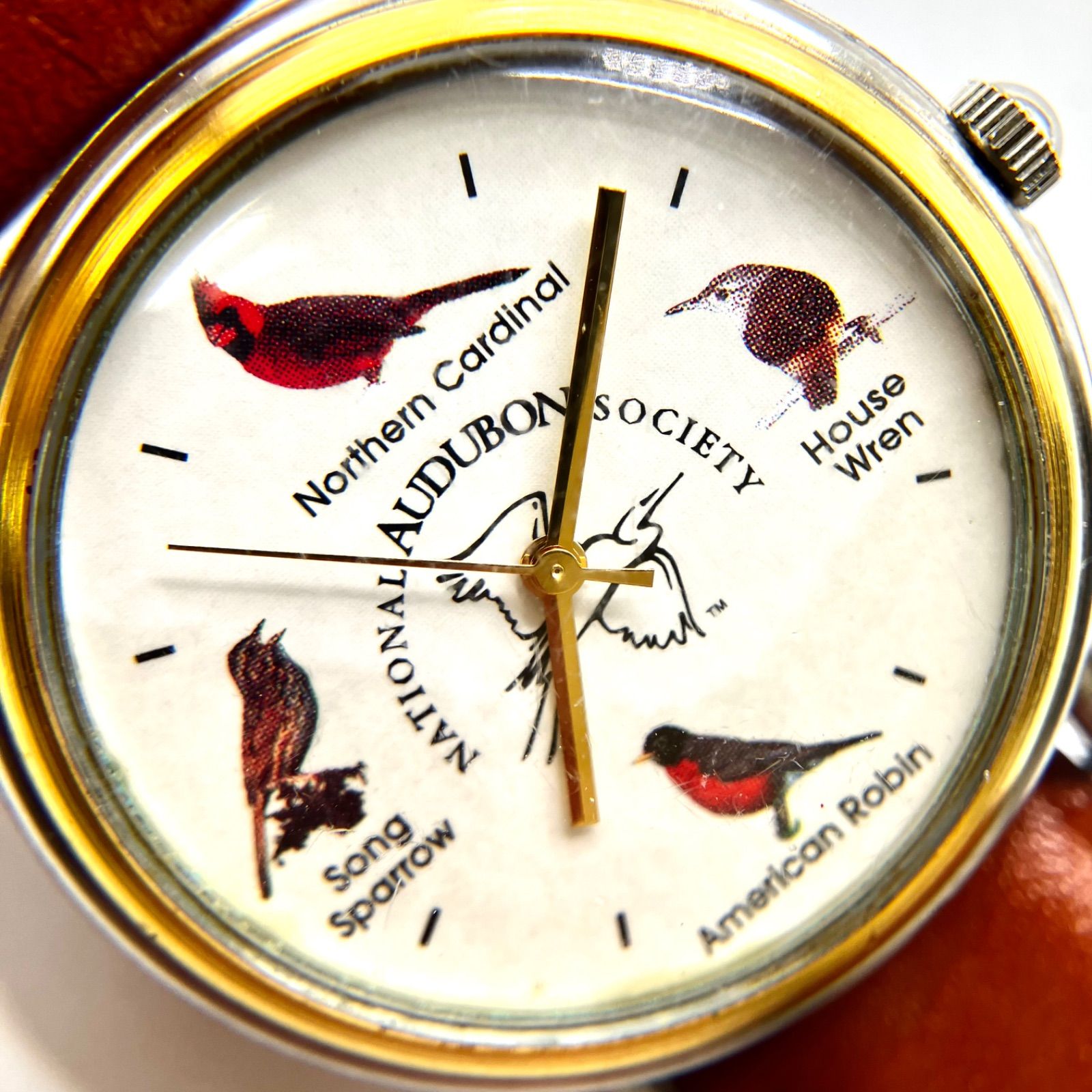 【野鳥時計】⭐️珍しい！野鳥がさえずる NATIONAL AUDUBON SOCIETY Singing Bird Watch 全米オーデ ...