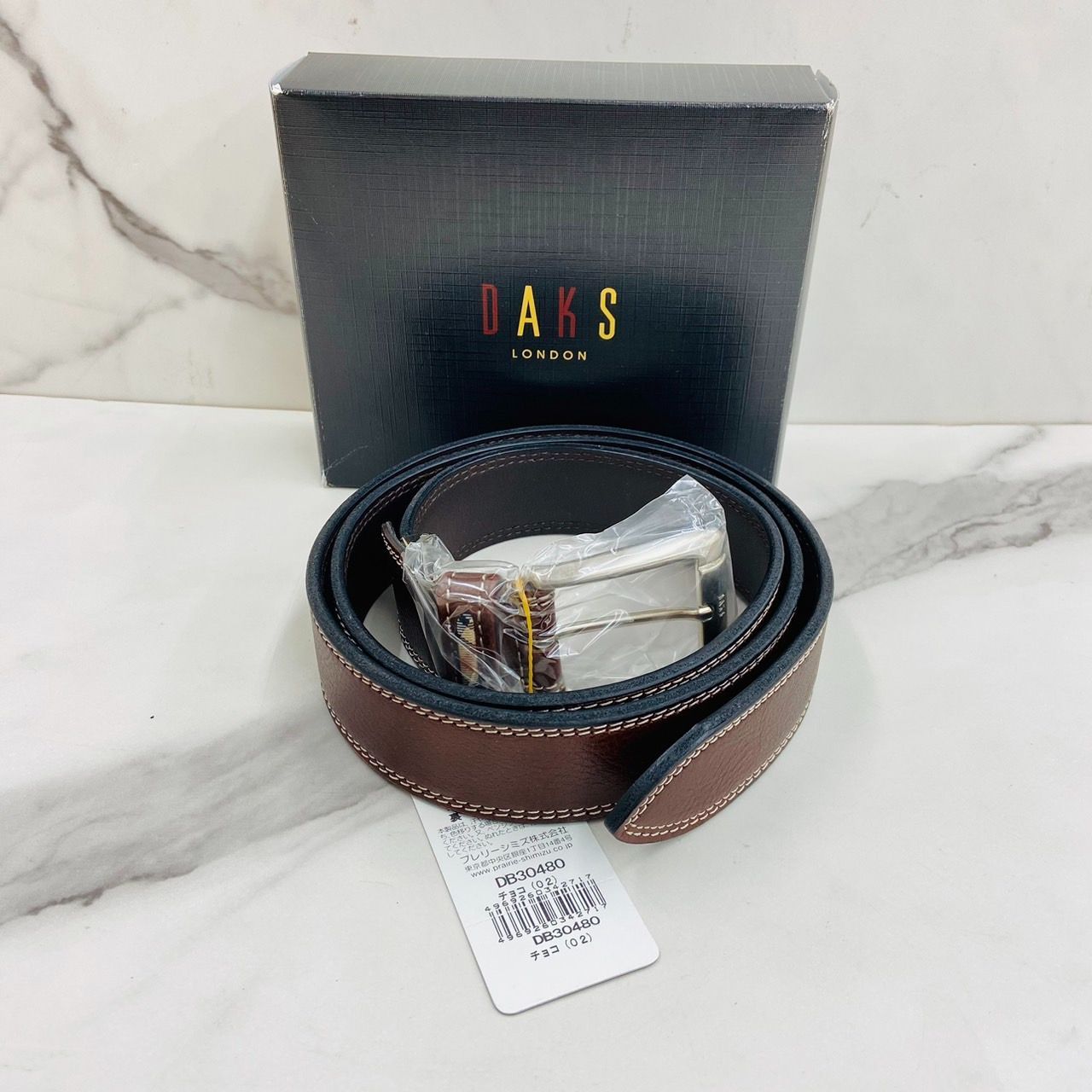 DAKS LONDON ダックスロンドン タグ付き 牛革 DB30480 チェコ（02）ブラウン - メルカリ