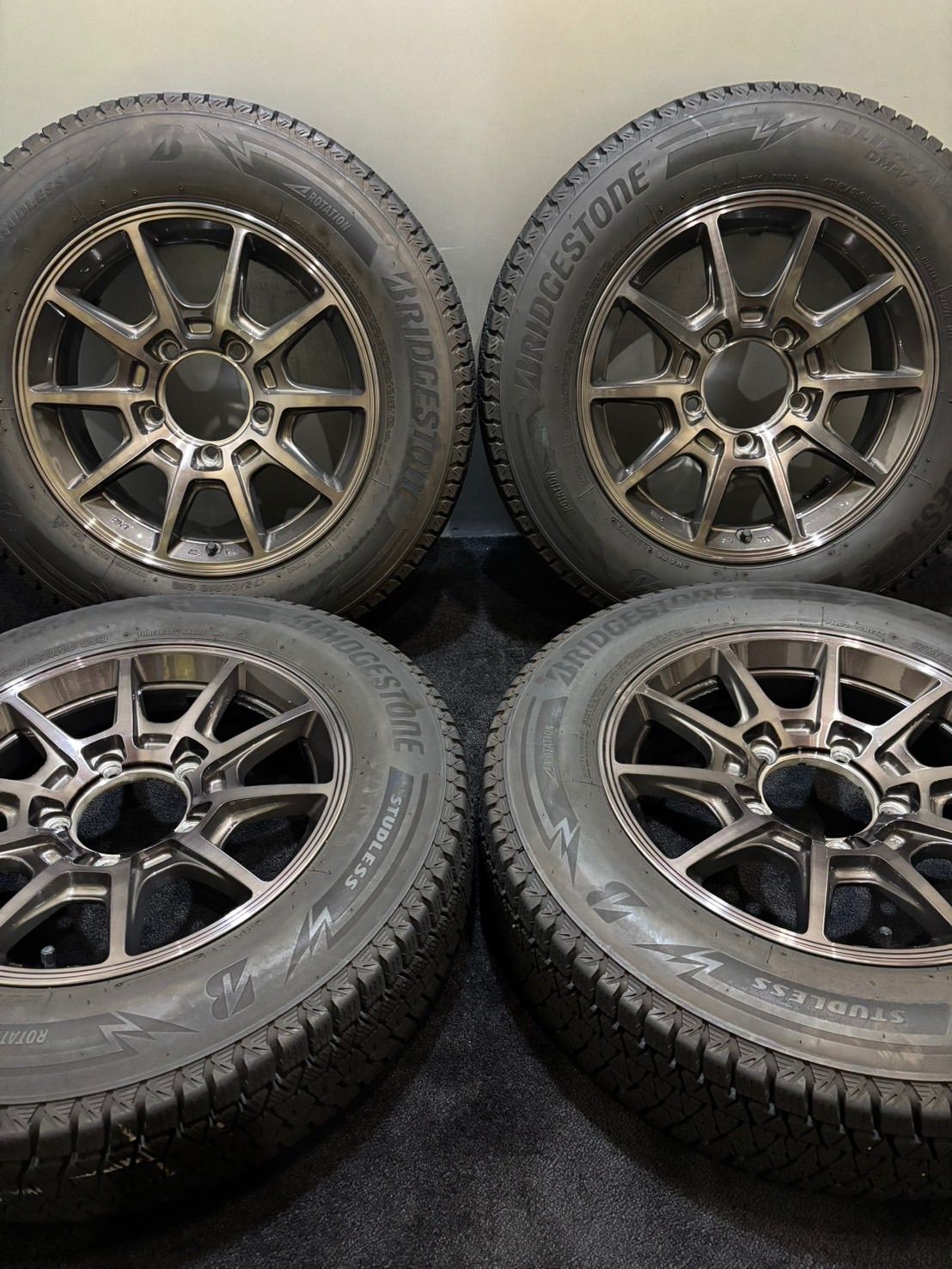 ★175/80R16 BRIDGESTONE/DM-V3 21年製 RMP RACING R25 Plus 16インチ 5.5J +20 ...