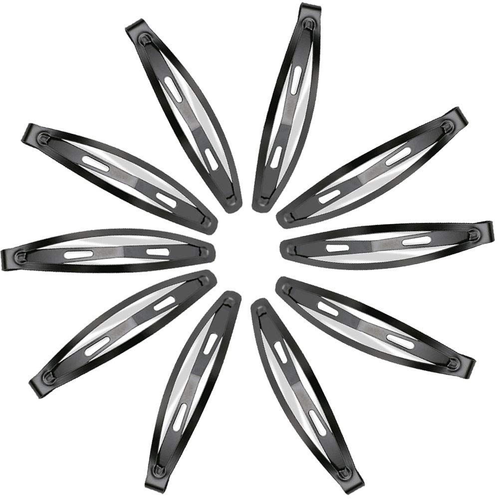 【特価セール】10個セット 黒 スリーピン 大 前髪 パッチンピン 鉄 ヘアピン スリムピン 大人パッチン留め 5cm 6cm shefun 7cm 髪飾り JP154(5タイプ) (C-柳の ...