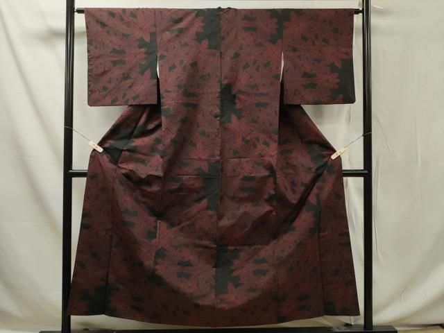 平和屋着物○上質な紬 縞 まるやま扱い 反端付き 正絹 逸品 CAAS0171th