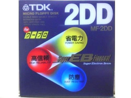 TDK ワープロ用 3.5インチ 2DD フロッピーディスク 1枚 アンフォーマット MF2DD プラスチックケース入 スーパーEB ファイン ...