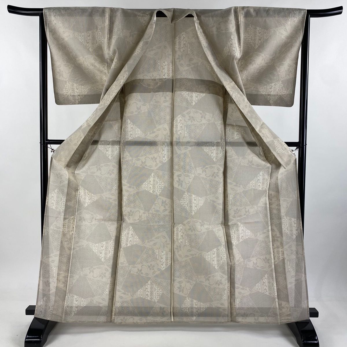 平和屋本店□極上 国指定重要無形文化財 本場久米島紬 手織 そごう扱い