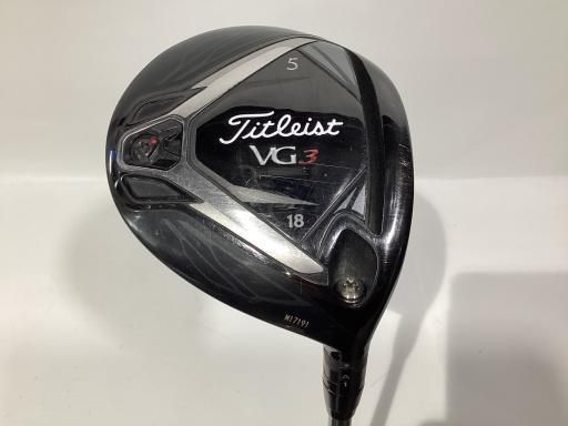 【中古】 タイトリスト Titleist VG3(2018) 5W フェアウェイウッド FW Titleist VG F(2018) (フレックスR) メンズ 男性用 右利き 右用 Cランク ...