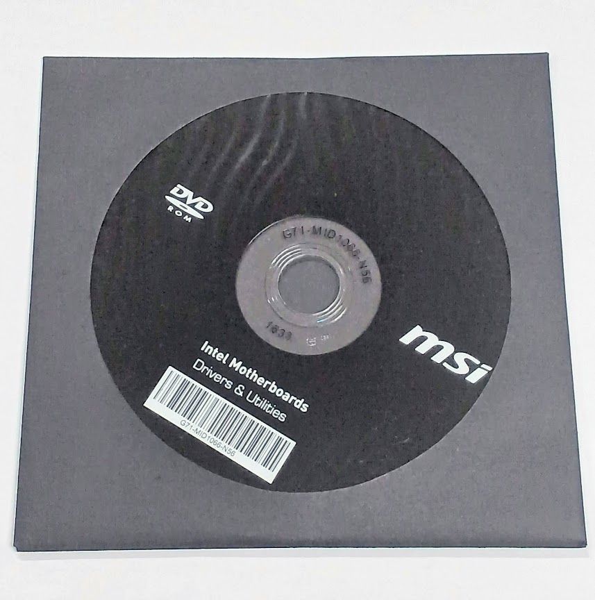 MSI インテル マザーボードドライバー＆ユーティリティdvd-rom G71-MID1079-N56 中古 - メルカリ