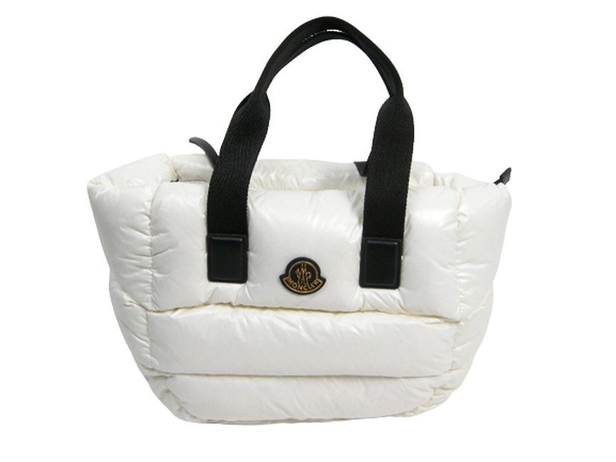 新品 モンクレール CARADOC ダウン型トートバッグ 2WAY ホワイトxブラック レディース - メルカリ