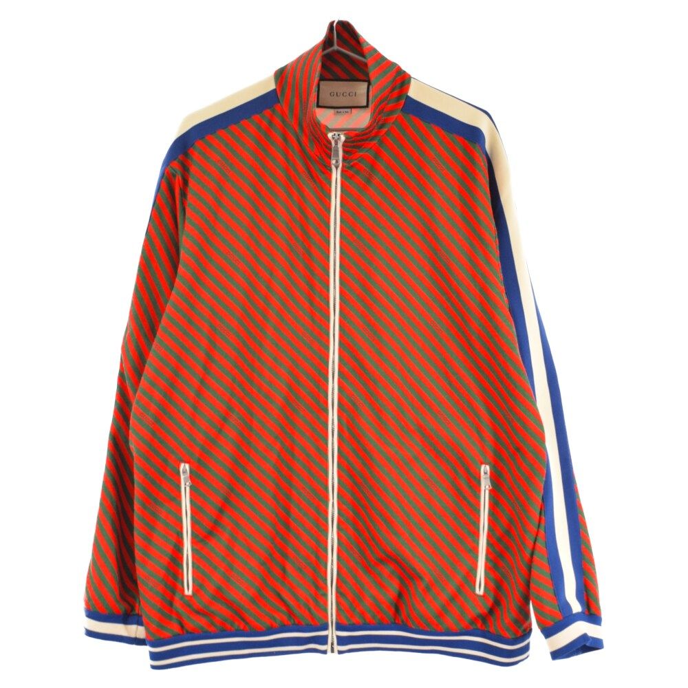GUCCI (グッチ) テクニカルジャージ トラックジャケット 575775 オレンジ - BRINGメルカリ店 - メルカリ