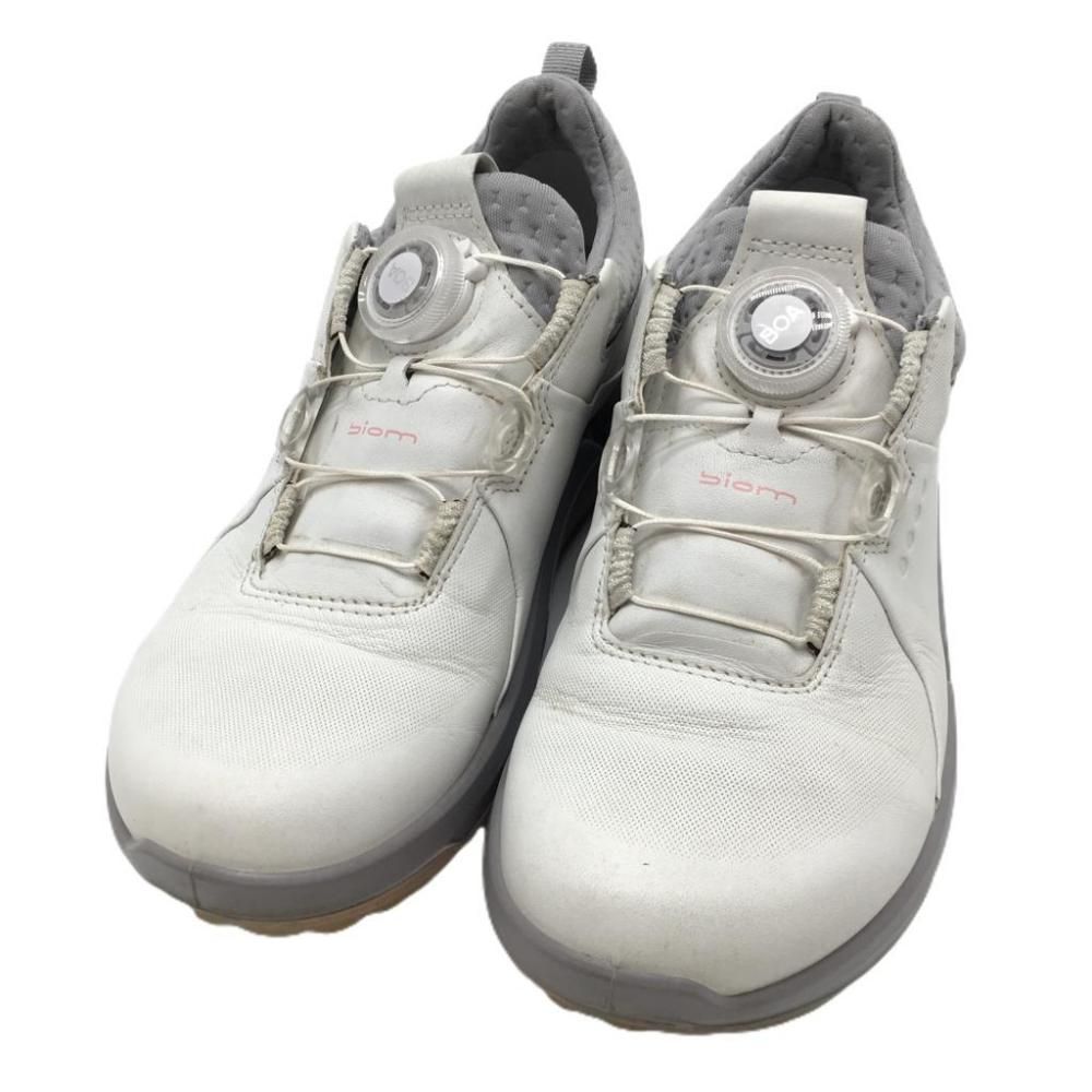 エコー ゴルフシューズ 白×グレー BIOM H4 10821359021 BOA GORE-TEX スパイクレス レディース EU36(23cm相当） ゴルフウェア ecco - メルカリ
