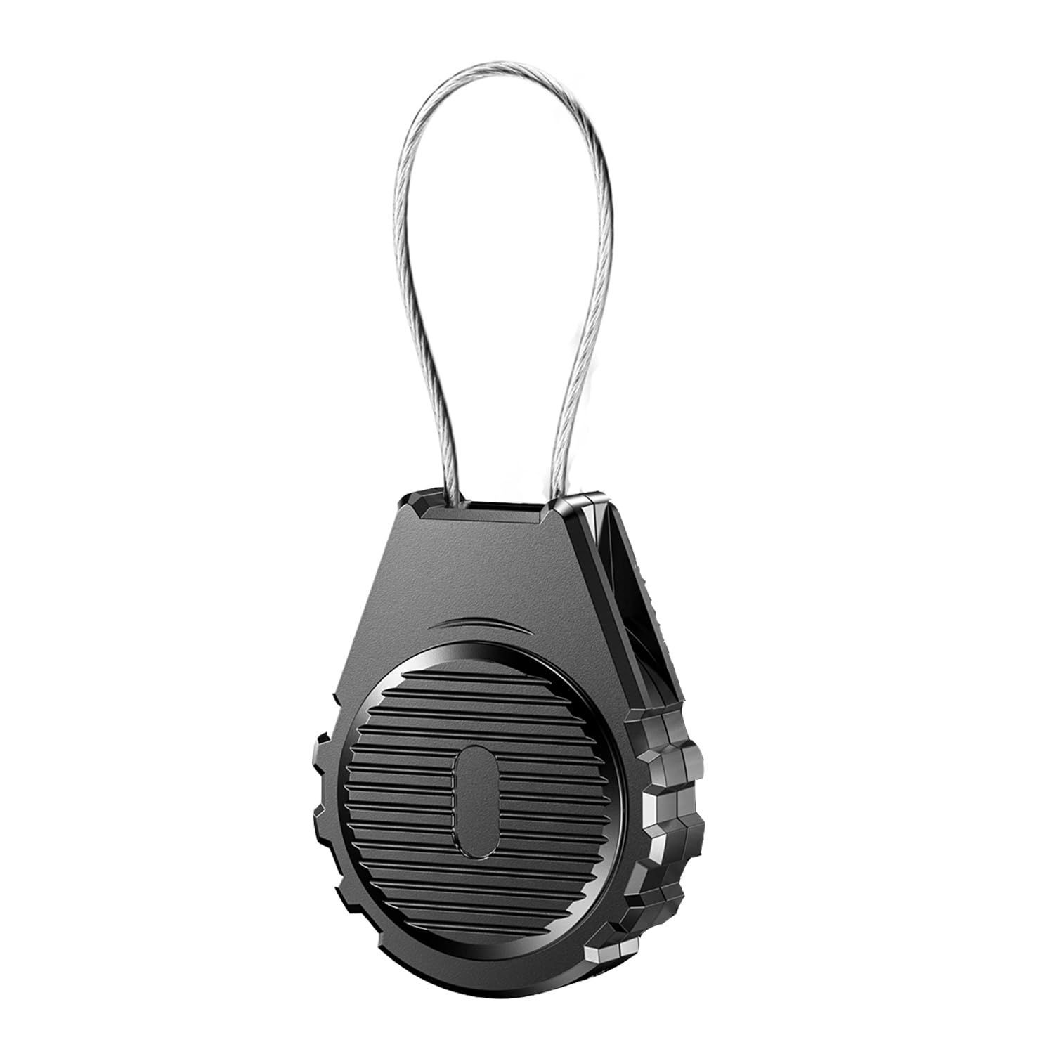 【在庫処分】HonShoop Air tagケース1個セット、防水Air Tagキーチェーンホルダー ワイヤーリングロックケース Air ...