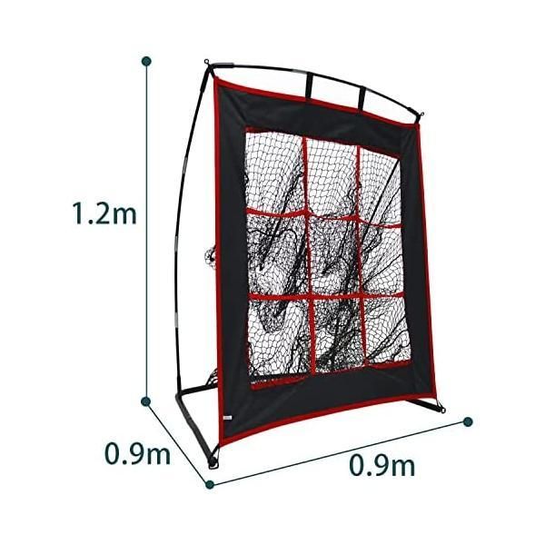 Voodans 硬式・軟式用野球ネット 3m*1m〜3m*10m 結束バンド付き (