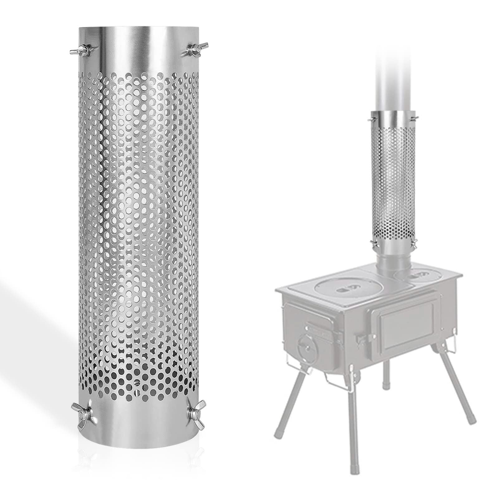 【大安売り】Rxakudedo キャンプ メッシュテントプロテクター 304ステンレス鋼製 薪ストーブ 煙突ガード (高約42.5CM) - HEROショップ - メルカリ