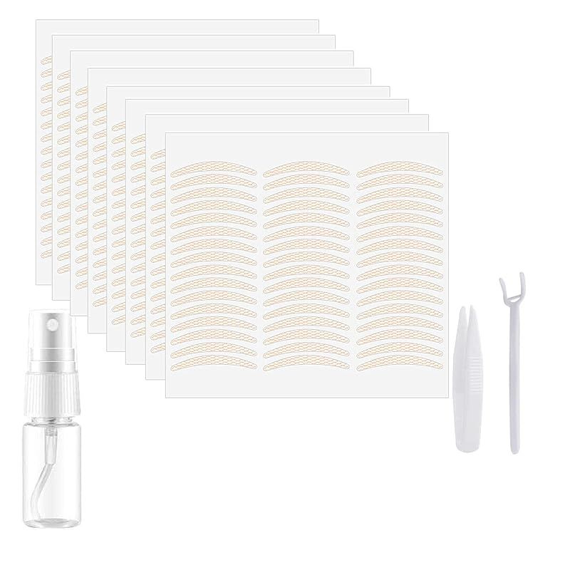 shefun ふたえテープ メッシュ 384枚 水で貼る まぶたテープ 二重 両面 強力 二重テープ 極細 肌色 メッシュテープ 二重まぶた 目立たない テープ JP170 (半月細め) - メルカリ