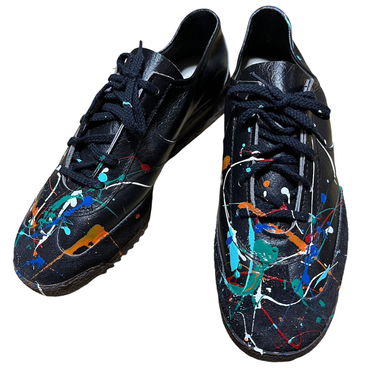 【Military】70s~80s Black German Trainer Dead Stock 26cm "Special Paint ...