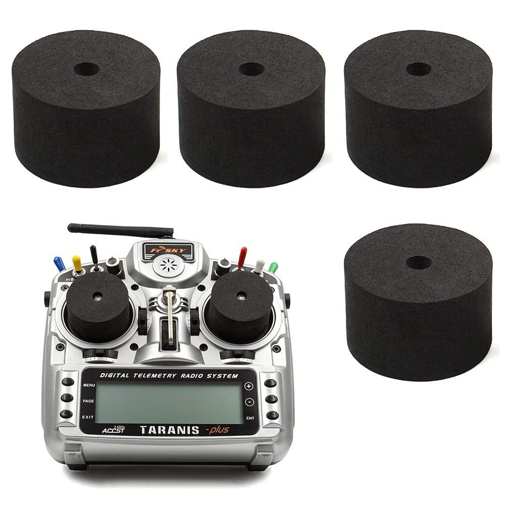 elechawk RC送信機スティックプロテクター保護カバー 4個入り Frsky X9D X7 Jumper T16 Flysky TH9X ...