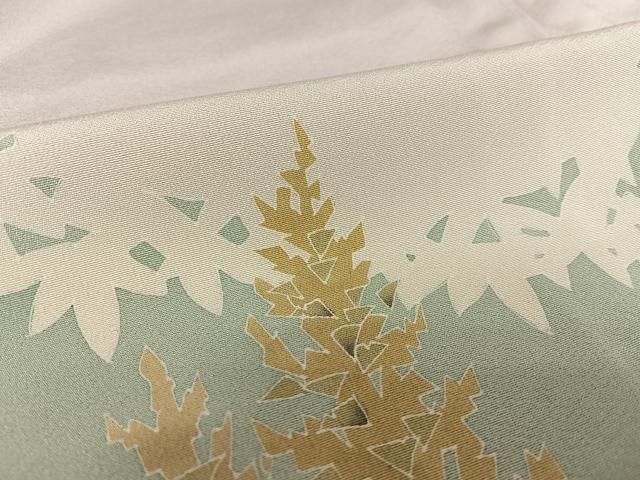 平和屋着物○訪問着 友禅 作家物 風景文 暈し染め 正絹 逸品