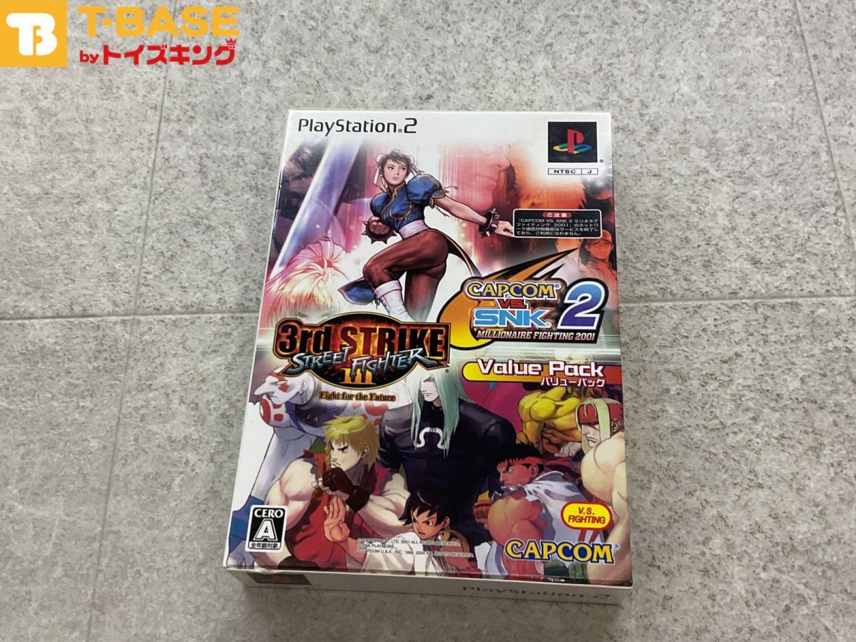 PlayStation 2/プレイステーション 2/プレステ 2/PS 2 CAPCOM カプコン CAPCOM VS. SNK ストリートファイターⅢ サードストライク バリューパックソフト ...