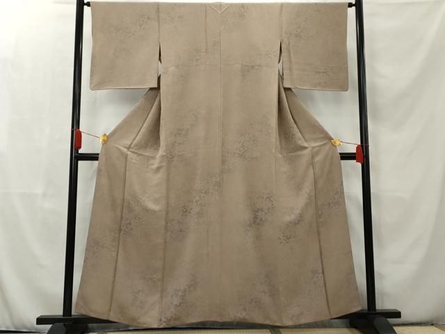 平和屋着物□上質な小紋 枝花文 正絹 逸品 CAAT6657xi