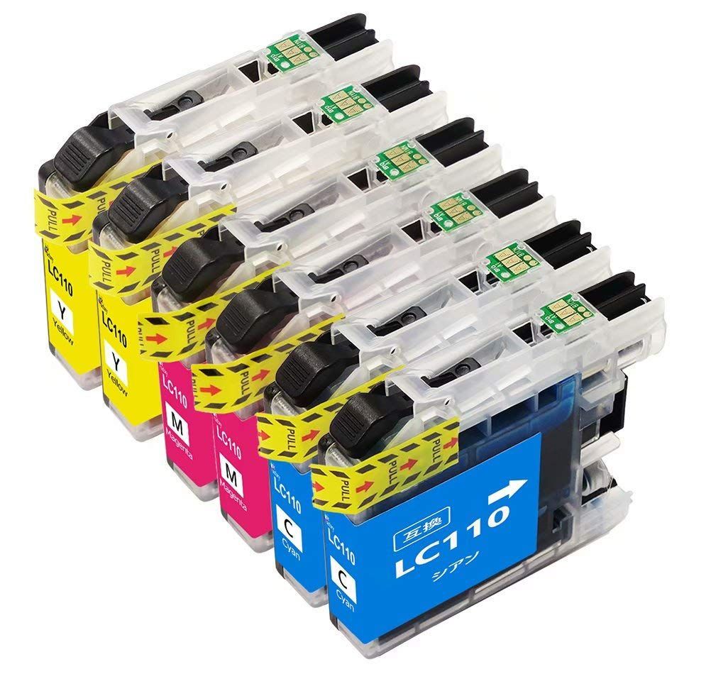 【数量限定】新互換チップ搭載 残量表示可能 DCP-J152N、DCP-J137N、DCP-J132N 対応機種: (シアン、マゼンタ ...