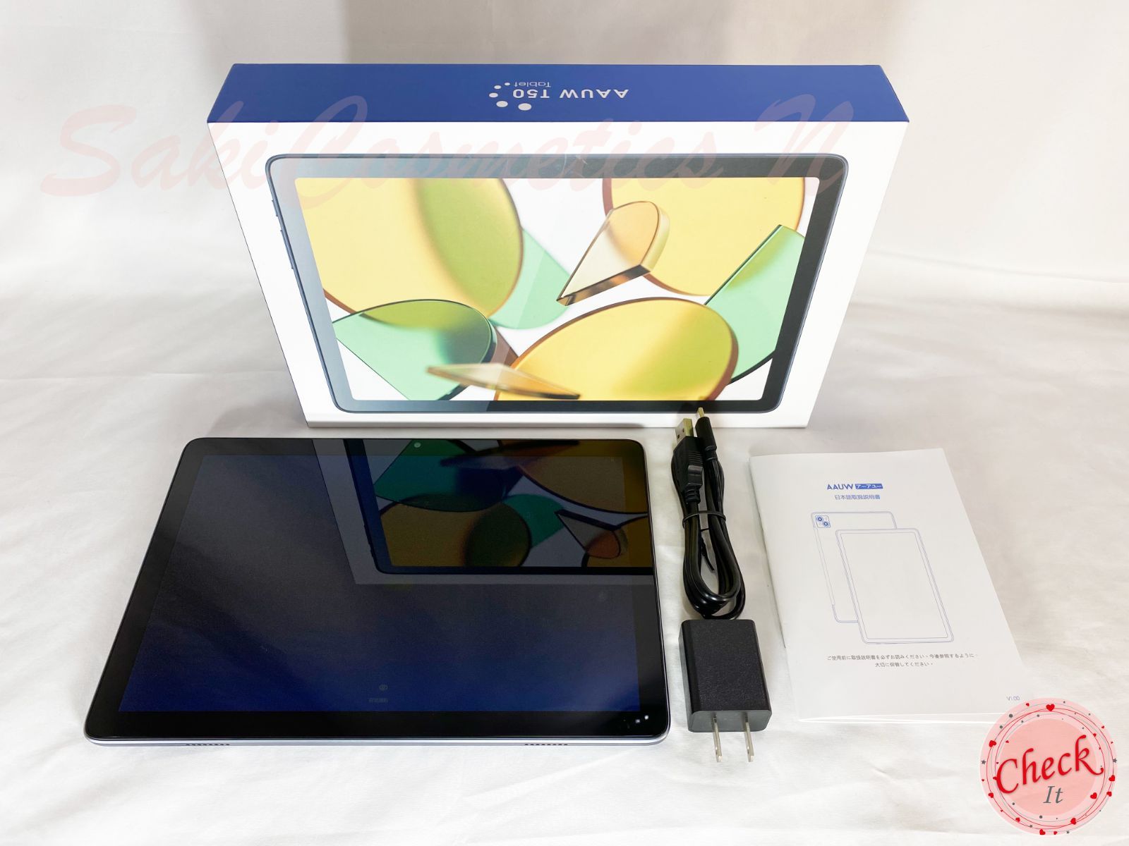 美品 最新版10インチタブレット AAUW♡T50 アーアユー Android13 Wi-Fiモデル 6GB+128GB 付属品完備 動作確認済み - メルカリ