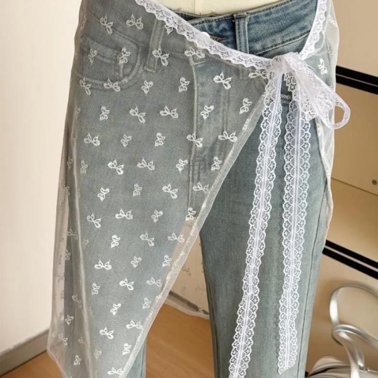 レーススカート チュール レディース レイヤード 刺繍 透け感 レーススカート チュール レディース レイヤード 刺繍 透け感