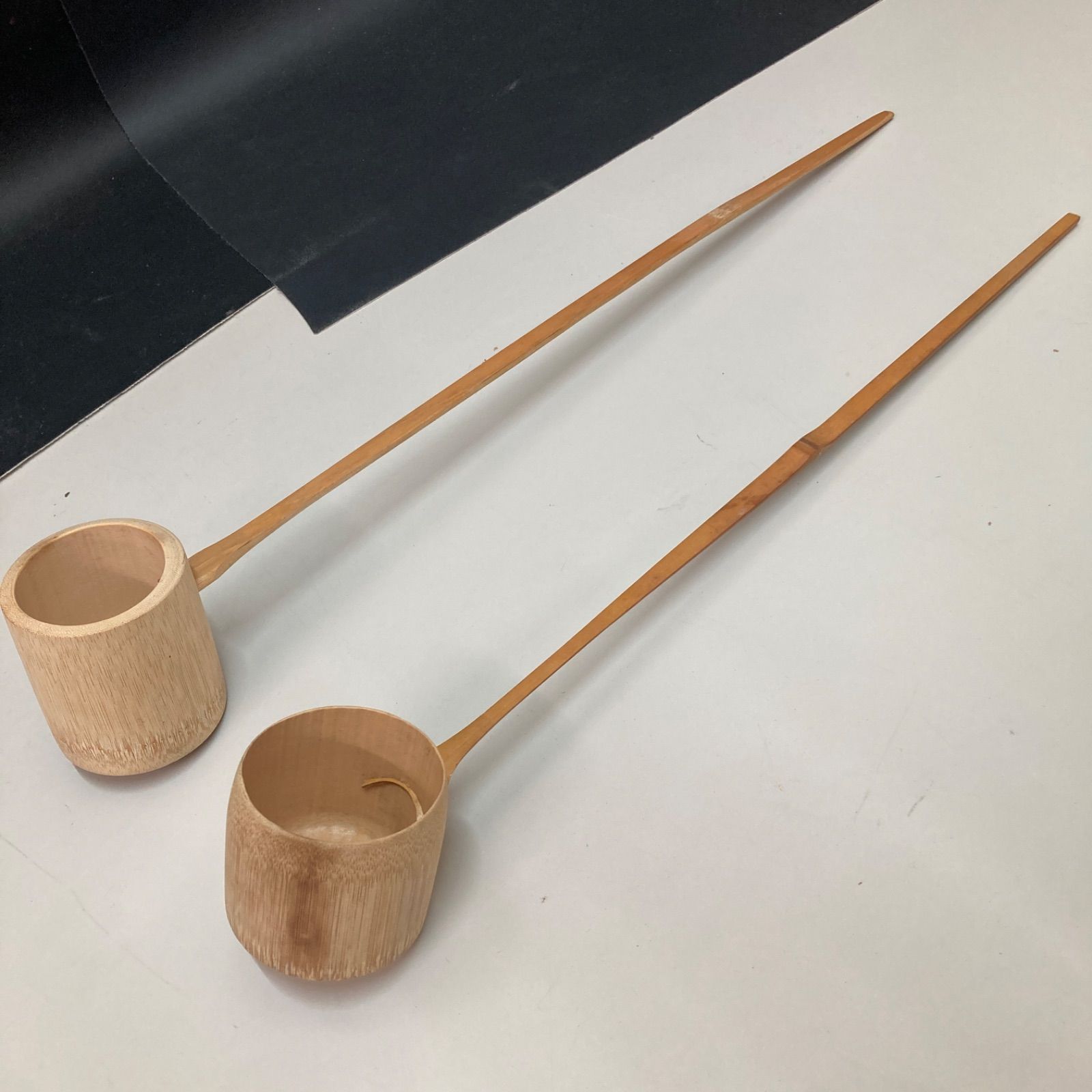 茶道具 柄杓 ひしゃく 天然素材 竹製 風炉用 2本 - メルカリ