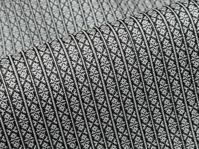 平和屋本店□極上 男性 お召 キングサイズ 吉祥文 逸品 CYAA1880s5