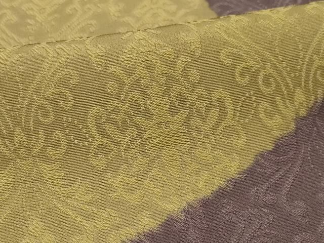 平和屋着物○上質なお召 吉祥花地紋 正絹 逸品 CAAY2912vf - メルカリ