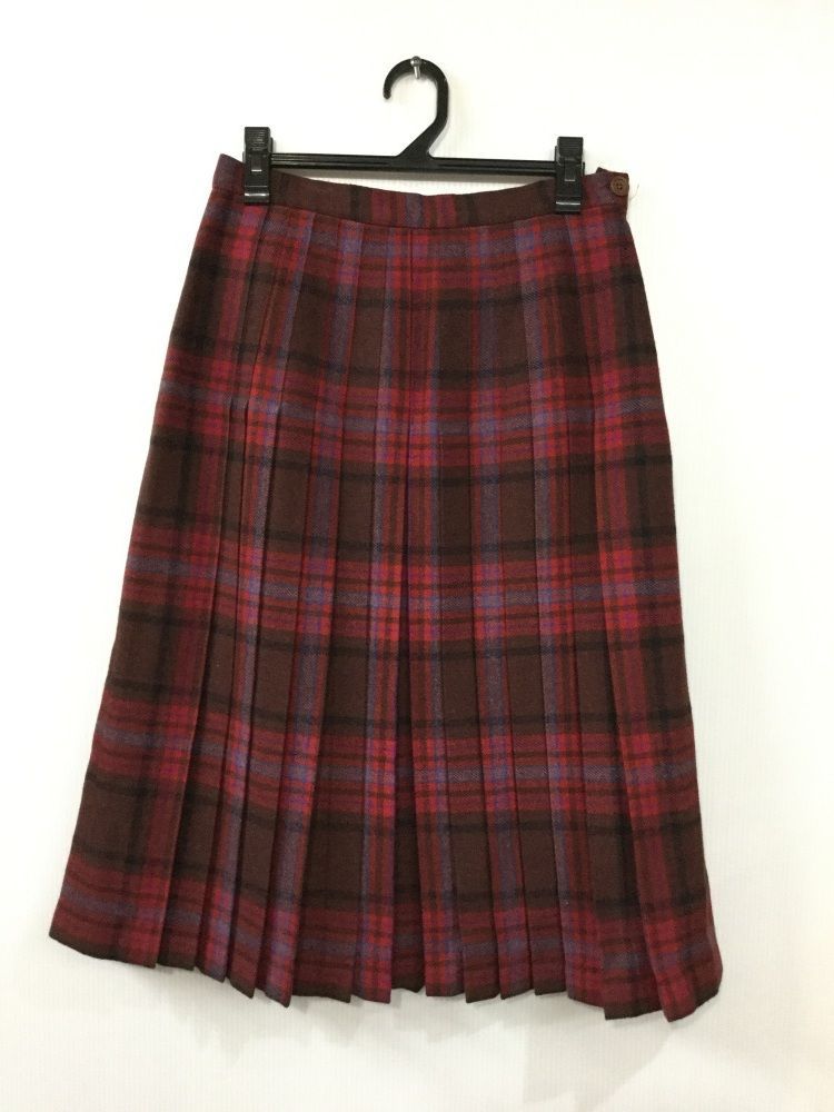 DIFFUSION MIMOMODA 赤×青×茶×紫×黒チェック スカート - ゴーゴー！リサイクル - メルカリ