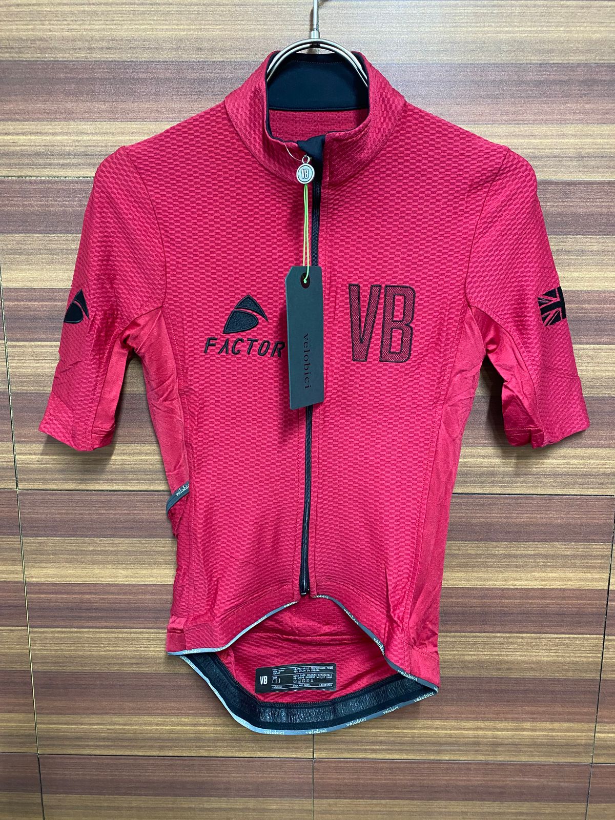 HM197 VELOBICI ヴェロビチ Factor SS Jersey サイクルジャージ Red 赤 XXS - メルカリ