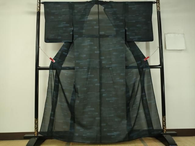 平和屋着物□上質な紬 霞文 正絹 逸品 BAAM0287bs