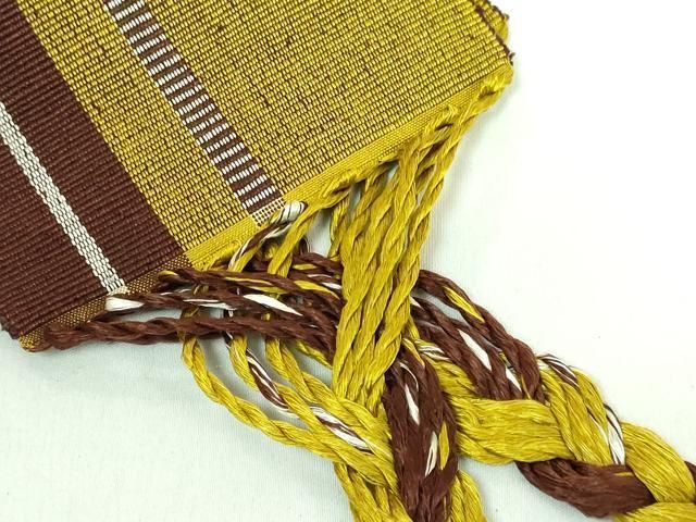 平和屋着物□極上 本場黄八丈 伊達締め 間道 逸品 DZAA6766kh5 - メルカリ