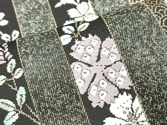 平和屋着物◎六通柄袋帯 唐織 正倉院花唐草文 金銀糸 正絹 逸品 平和屋着物◎六通柄袋帯 唐織 正倉院花唐草文 金銀糸 正絹 逸品