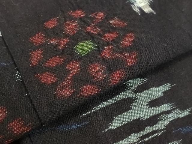 平和屋着物○上質な紬 格子 正絹 逸品 DAAV1294tw