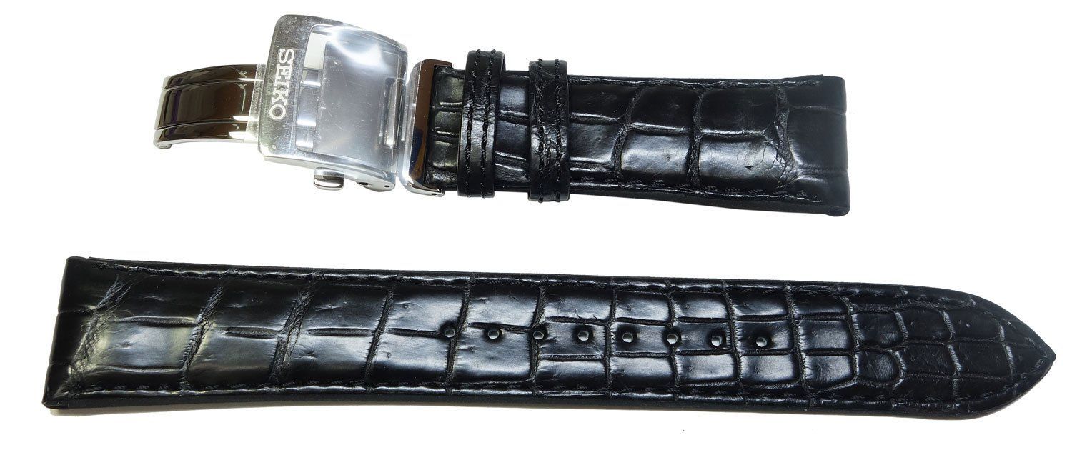 【数量限定】黒 SARD005 クロコダイル SARD009 プレザージュ純正ベルト メカニカル 純正 時計バンド L07Y017J9 ...