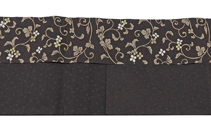 名古屋帯 新品仕立済 正絹 手毬紅葉模様 名古屋帯 新品 仕立て上がり