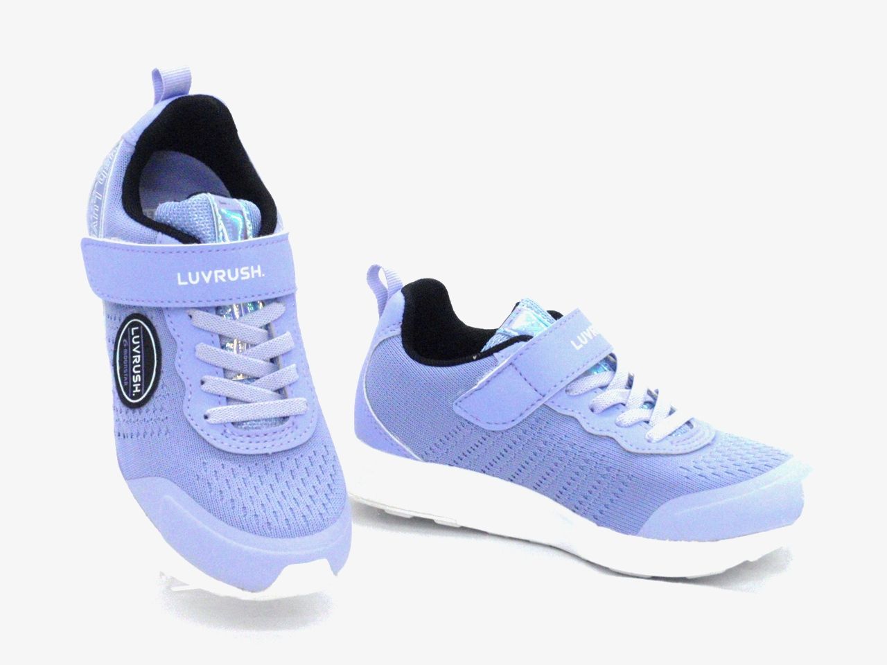 ラブラッシュ LV WS パープル 19.0cm マジック式スニーカー 白底 LUVRUSH by SUPERSTAR ムーンスター ジュニア - メルカリ