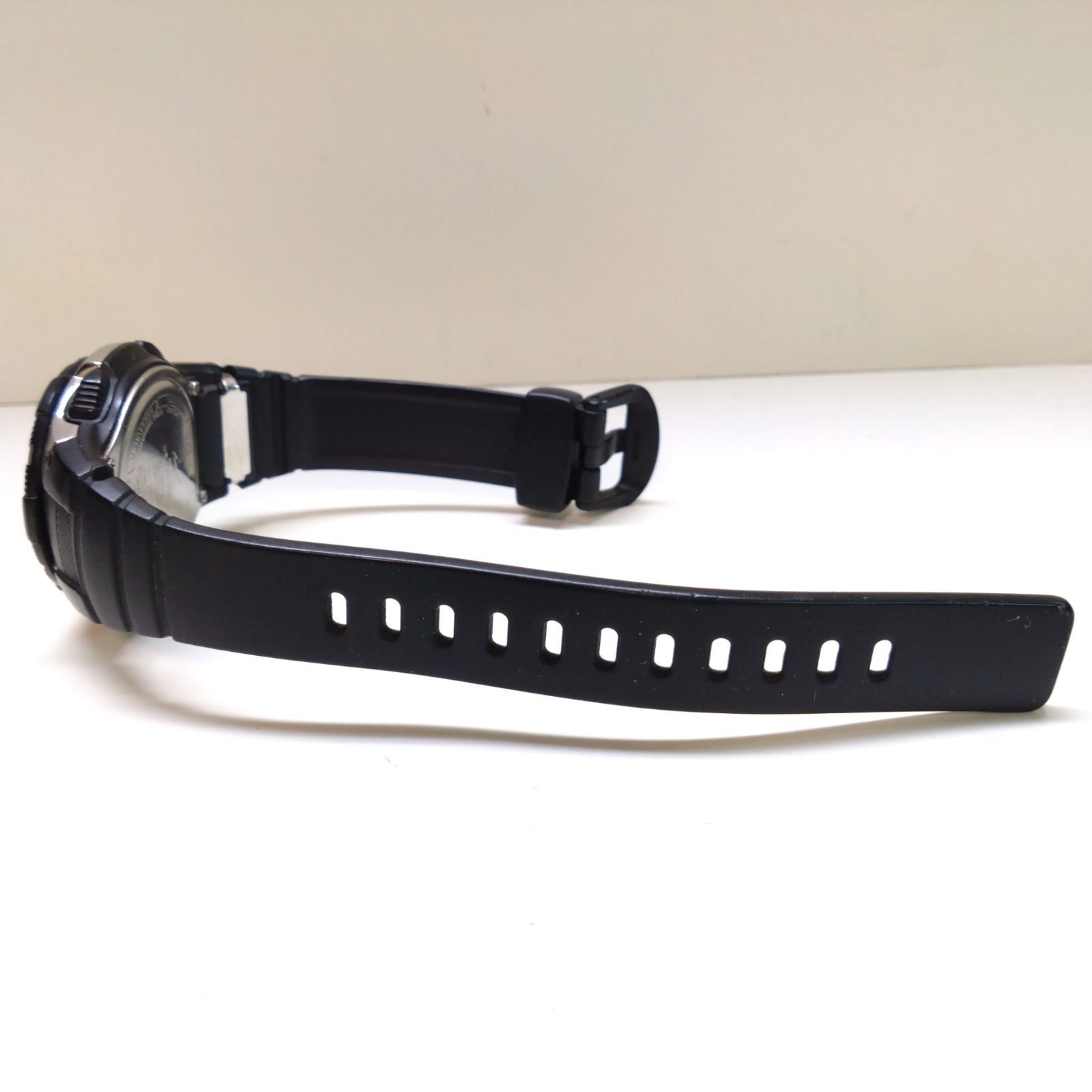 26 カシオ CASIO wave ceptor 4771 WVA-107HJ 電波時計 腕時計 ブラック 黒 アナログ デジタル - メルカリ