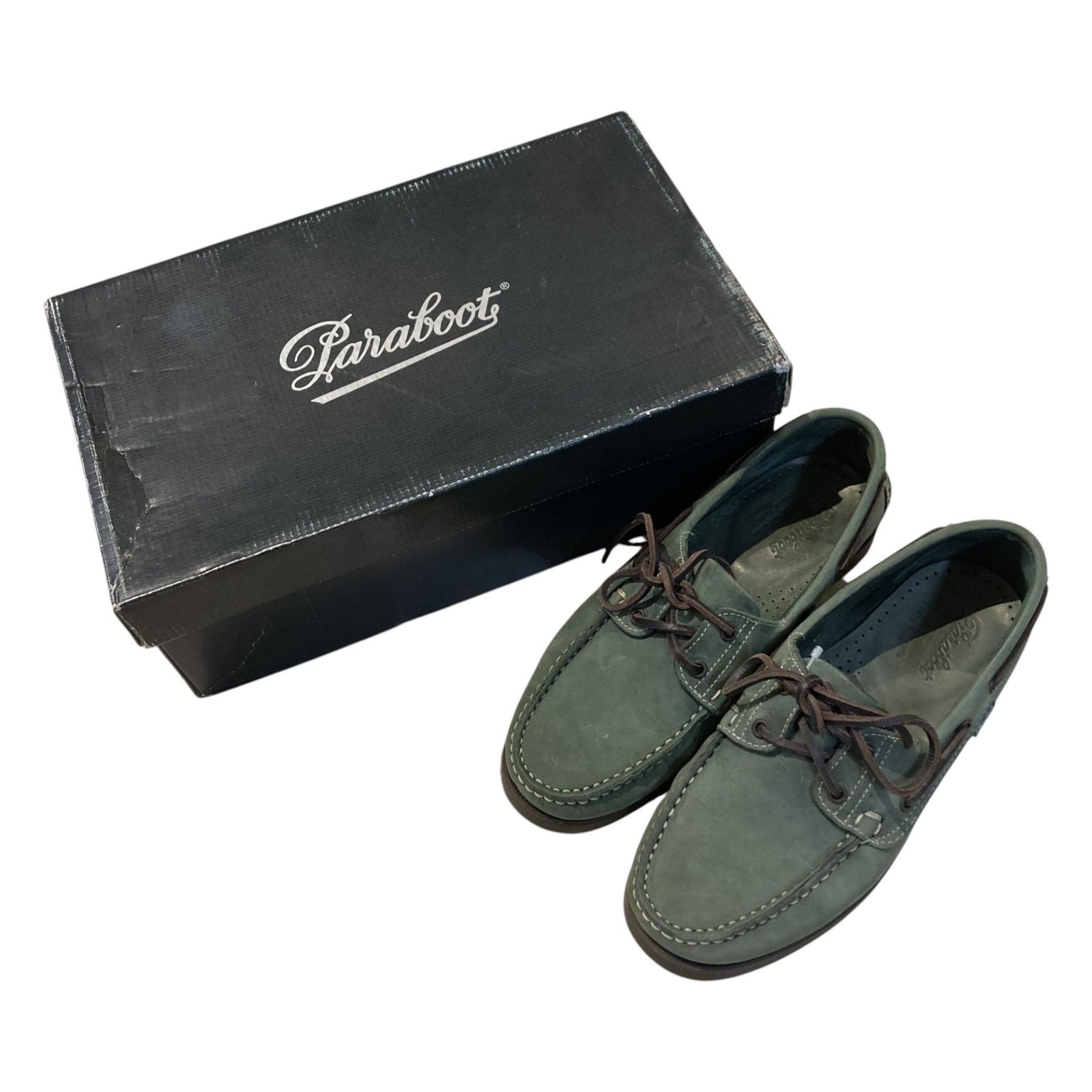 Paraboot (パラブーツ) ⑤ 780338 BARTH/MARINE シューズ メンズ グリーン 6 1/2 - メルカリ