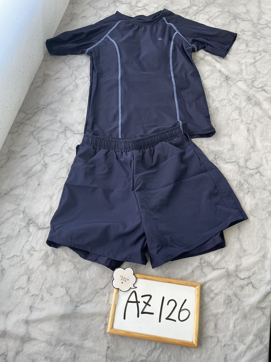 [AMUSA] セパレート型 水陸両用 女子 スクール水着 キッズ (ネイビー,140) 管理AZ126 - メルカリ