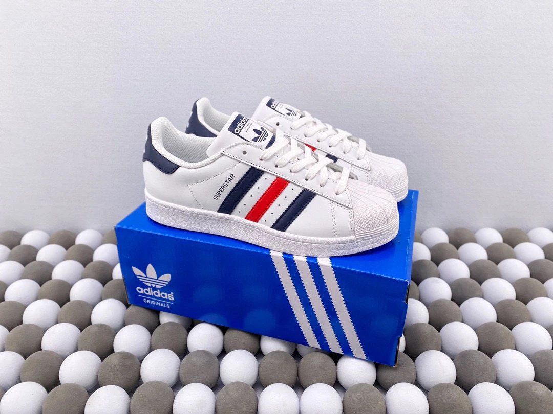 adidas originals Superstar F36583 シューズ 男女兼用 アディダス ローカット スニーカー ブルーレッド - メルカリ