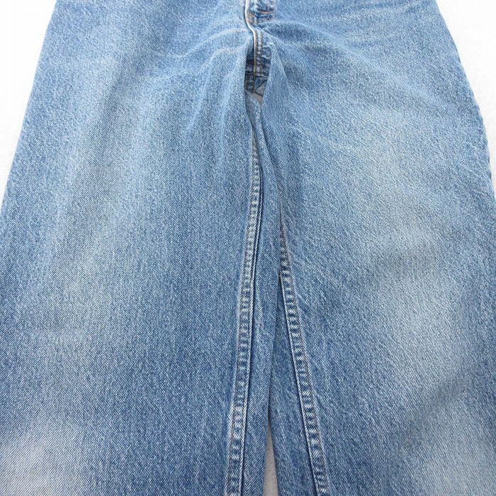 古着 ジーンズ Levis リーバイス 550 メンズ 90年代 90s テーパード ヒゲ コットン USA製 薄紺 ネイビー デニム spe W34 中古  中古 古着 W34/古着 ジーンズ Levis リーバイス 550 メンズ 90s テーパード ヒゲ