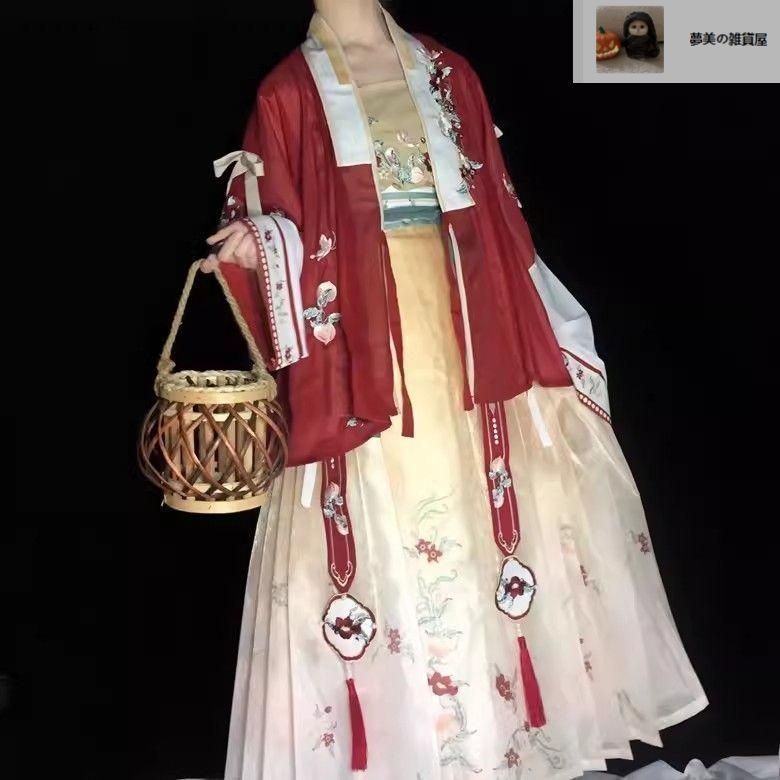 HF-228 豪華刺繍 漢服 かんふく 古風衣装 レトロ風 中華ロリータ