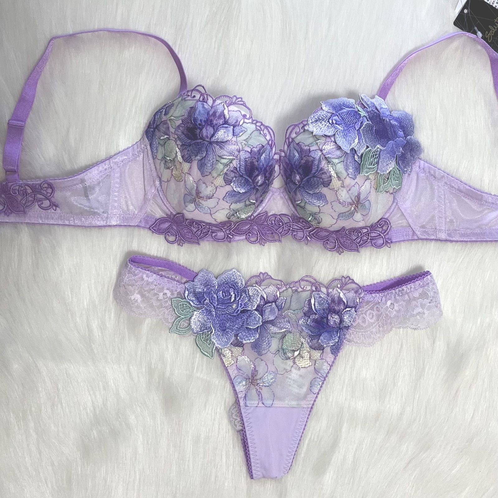 ワコール サルート63G ブラ＆ソング E70 パープル 新品 - アステリズム - メルカリ