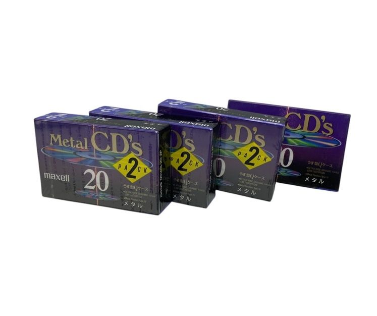 maxell Metal CD's 20分 カセットテープ 2PACK 3個セット＋1PACK 中古 D4 - メルカリ