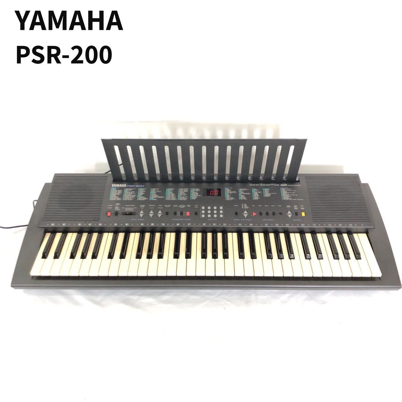 YAMAHA ヤマハ PSR-200 電子ピアノ 電子キーボード 譜面立て付き 【送料無料】 MID - メルカリ