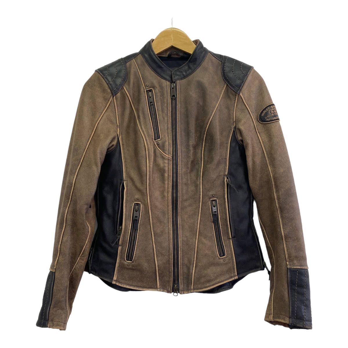 【即決】 HARLEY DAVIDSON レザー ジャケット Women's H-D Triple Vent System Gallun ...