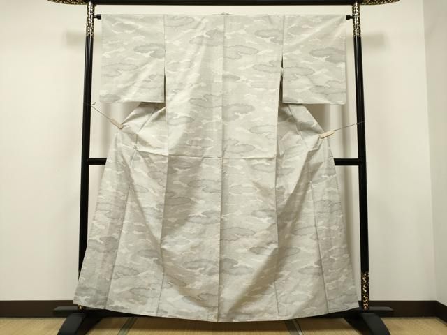 平和屋着物○本場大島紬 一元絣 立波花文 正絹 逸品 AAAW9356zg