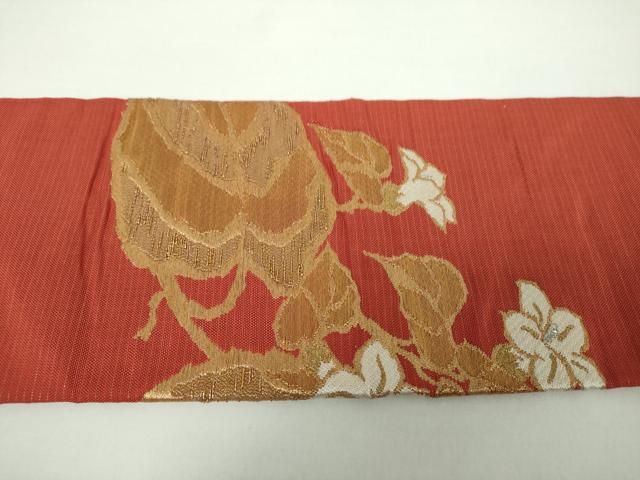 平和屋着物○西陣 川島織物 爪掻き本綴れ 八寸名古屋帯 籬