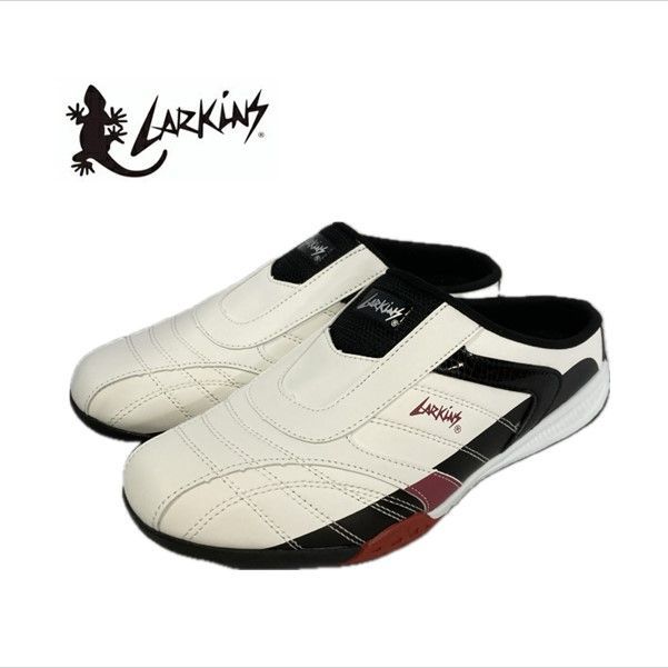 LARKINS メンズ ラーキンス L-6339 クロッグ サンダル 白黒 幅広 3E ホワイトブラック 軽量 25cm 25.5cm 26cm 26.5cm 27cm - メルカリ